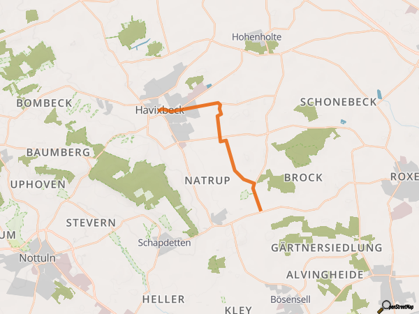 Naviki – Havixbeck Radroute F73