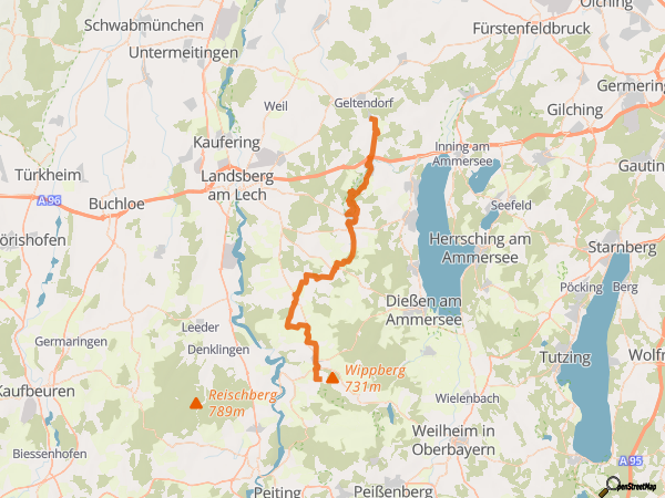 Naviki – R 8 - Geltendorf - Engelsriedersee