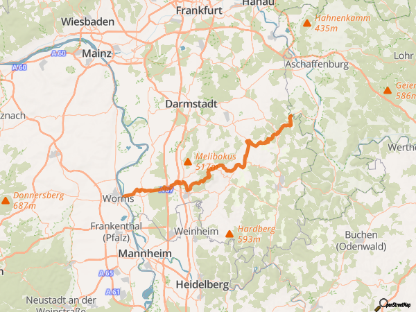 Naviki – Hessischer Radfernweg R9