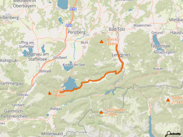 Naviki – Lenggries - Jachenau - Walchensee