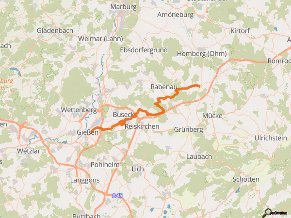 Naviki – Regionalweg 3 Gießen-Bersrod