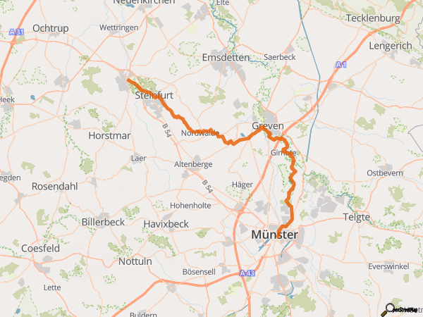 Naviki – Historische Stadtkerne - Etappe 5 (Münster - Steinfurt)